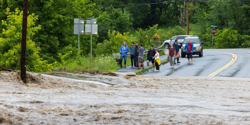 Deadly floodwaters receding in Vermont after near-historic river crests ...