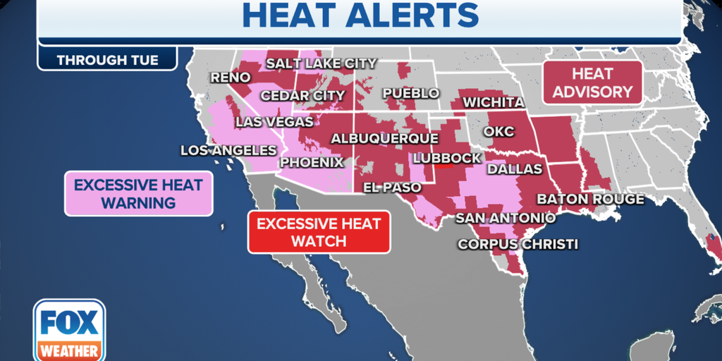 Hellish heat wave searing US likely to drag on for weeks | Fox Weather