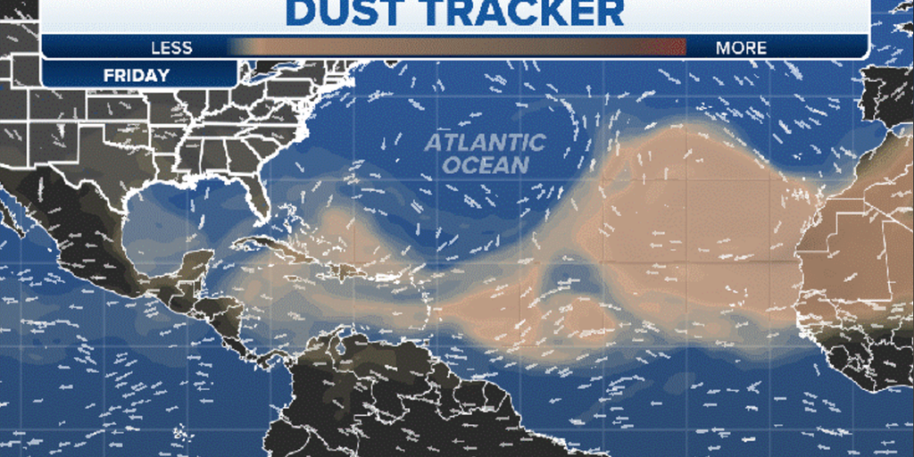 Second Saharan Dust Plume Eyes Florida With Potential Air Quality