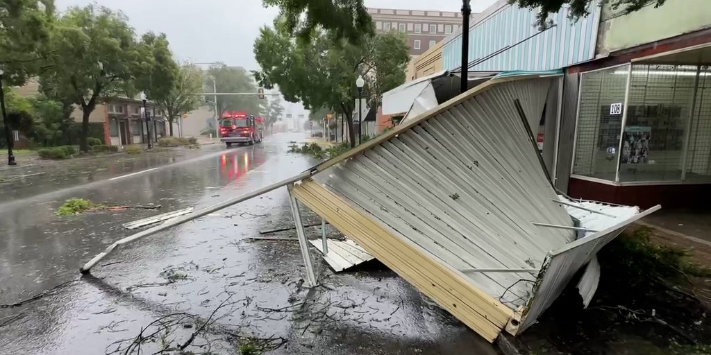 Hurricane Idalia uproots trees, prompts flooding emergency in Valdosta, Georgia as deadly storm ...