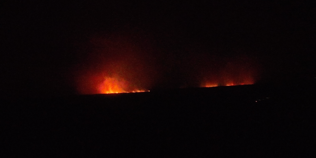 Drone video shows haunting glow of deadly Hawaii wildfires | Fox Weather