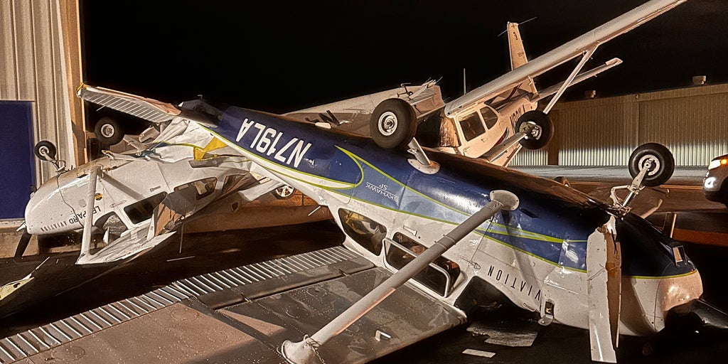 World War II-era planes damaged after monsoon rips through Arizona ...