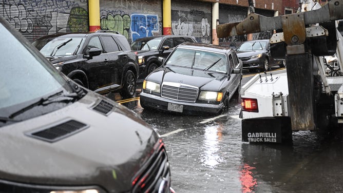 Widespread Flash Flooding Grinds New York City To Halt Amid Record