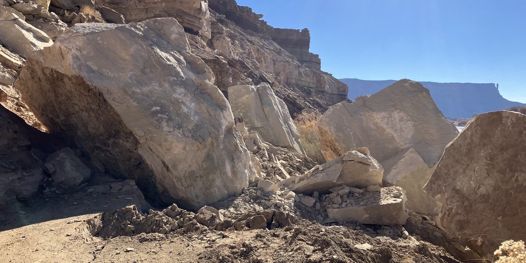 Rockfall at Utah national park triggered by freezing temperatures ...