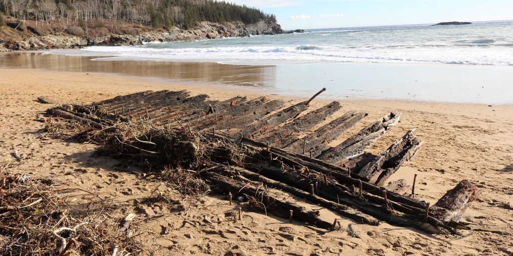 Maine winter storms reveals 112-year-old shipwreck in Acadia National ...