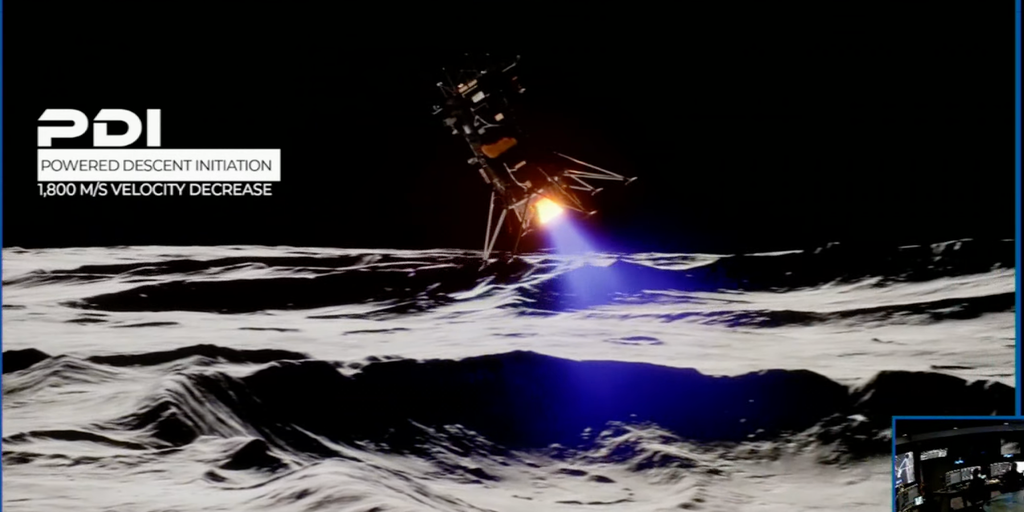 Intuitive Machines sticks first private Moon landing near lunar South Pole | Fox Weather
