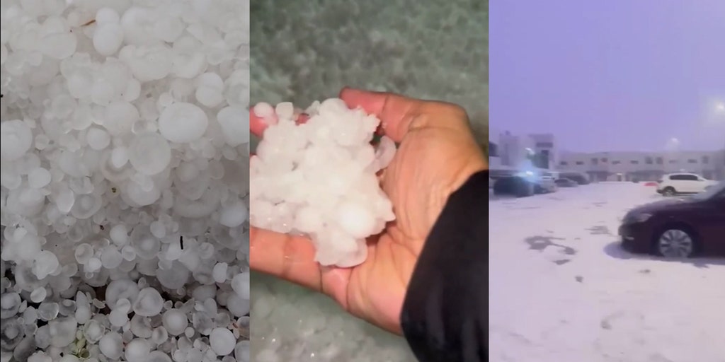 Rare rivers of hail in United Arab Emirates stuns residents | Fox Weather