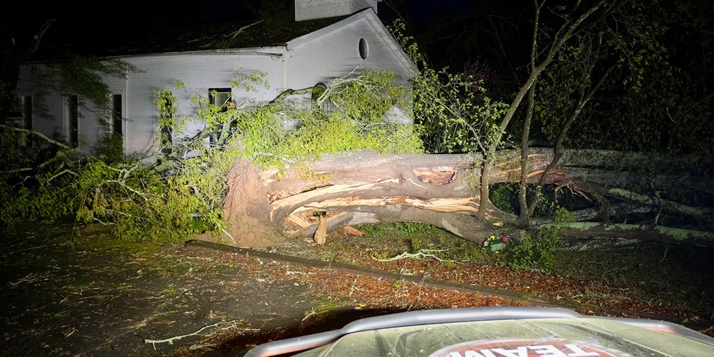 Tornado damage in Atlanta suburb seen in drone video from Conyers | Fox ...