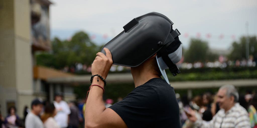 Can you safely wear a welding helmet to watch the total solar eclipse ...