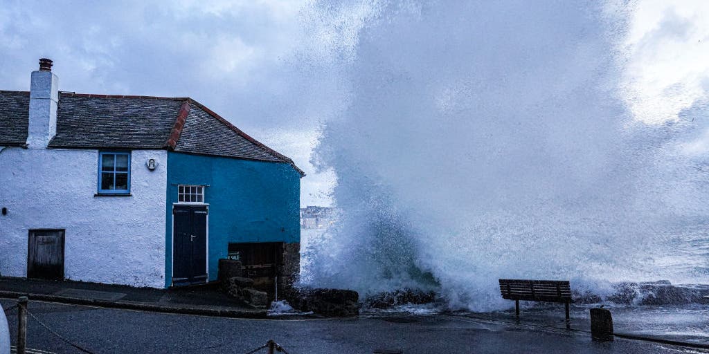 European storm slams coastal UK, France with large waves | Fox Weather