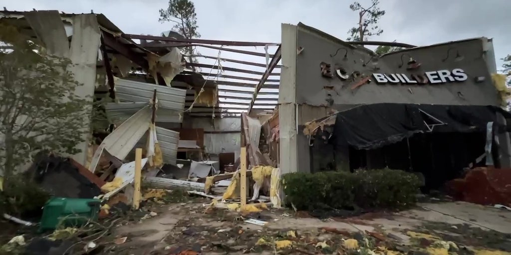 Officer caught in Slidell EF-1 tornado lives to tell about it | Fox Weather