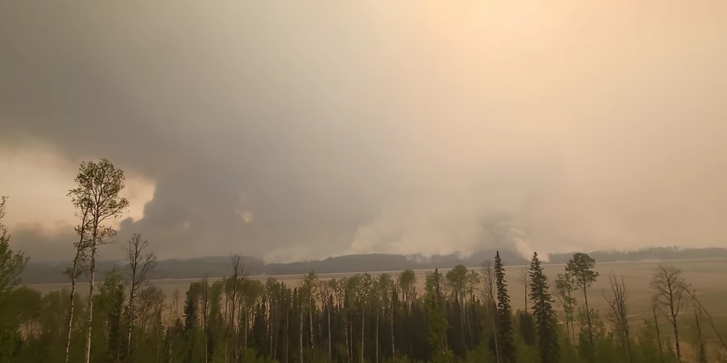 Canadian wildfire smoke invades US again prompting air quality alerts ...