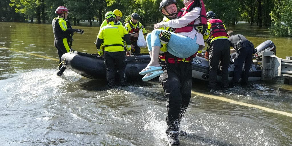 Evacuations ordered in Texas due to devastating flooding after ...