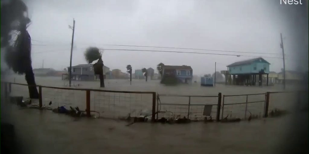 Time lapse video shows Beryl’s approach, onslaught of storm surge in ...