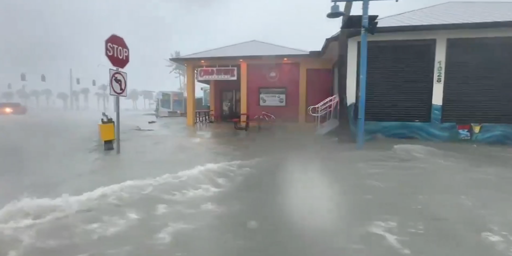 SEE IT: Hurricane Debby floods Fort Myers, Florida | Fox Weather