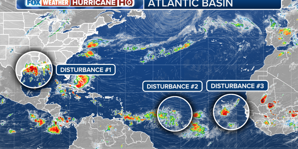3 disturbances tracked in Atlantic basin as tropics begin to percolate ...