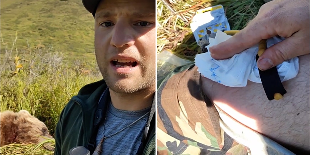 VIDEO: Man takes to camera after shooting himself in leg during bear ...