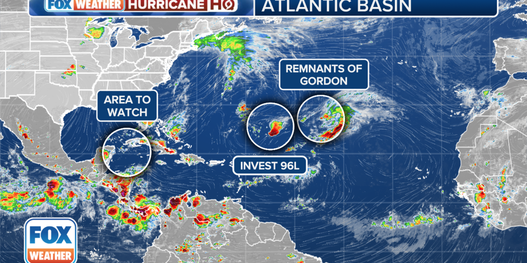 Gordon's leftovers among 3 areas now being tracked in Atlantic by NHC ...
