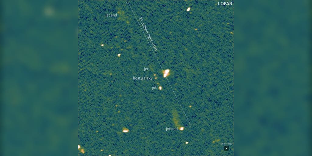 Newly discovered black hole jets span more than 140 Milky Way galaxies ...