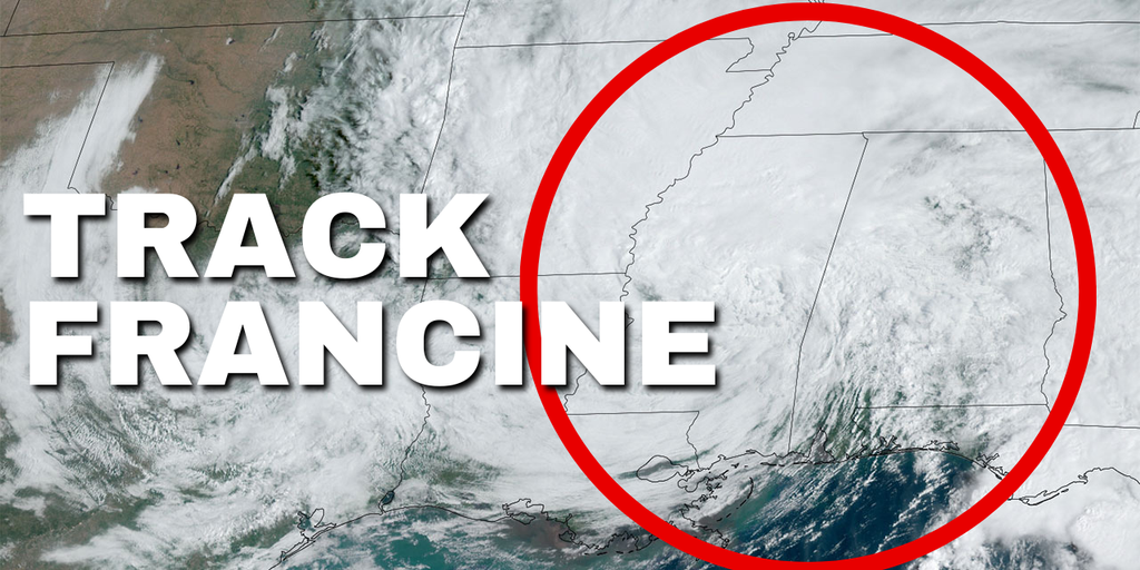 Tracking Francine: Forecast cone, power outages, live conditions and ...
