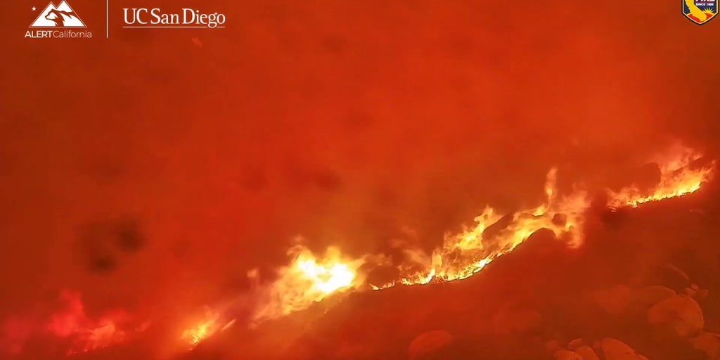 Watch: Camera captures its own demise as California's Line Fire engulfs ...