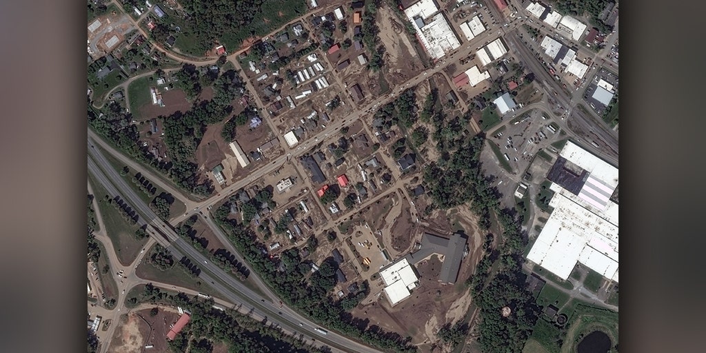 Helene's flood scars revealed in Old Fort, Spruce Pine from satellite ...