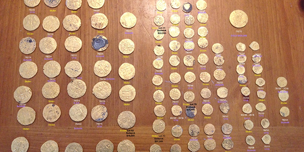 $1M worth of gold coins stolen from 1715 Fleet Shipwreck in Florida ...