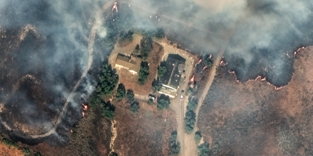 Satellite imagery reveals scope of Mountain Fire devastation in ...