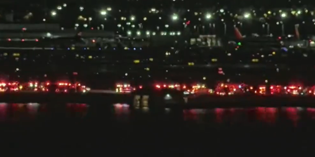 First responders search cold Potomac River after midair collision ...