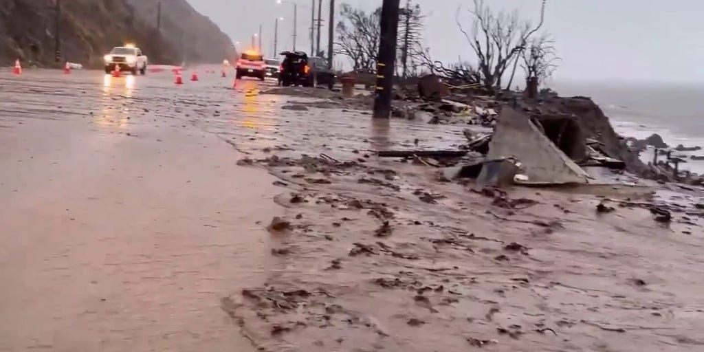 VIDEO: California drenched by atmospheric river leads to flooding, mudslides in areas scarred by ...