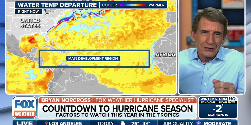 5 things Bryan Norcross is watching for the 2025 hurricane season | Fox ...