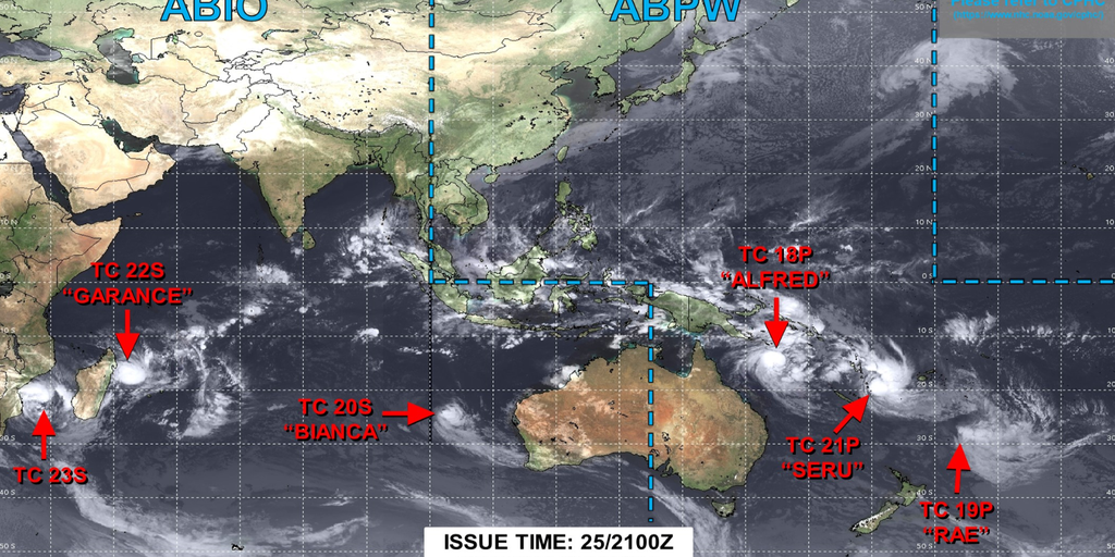 Tropical cyclone activity buzzing across the Southern Hemisphere | Fox ...