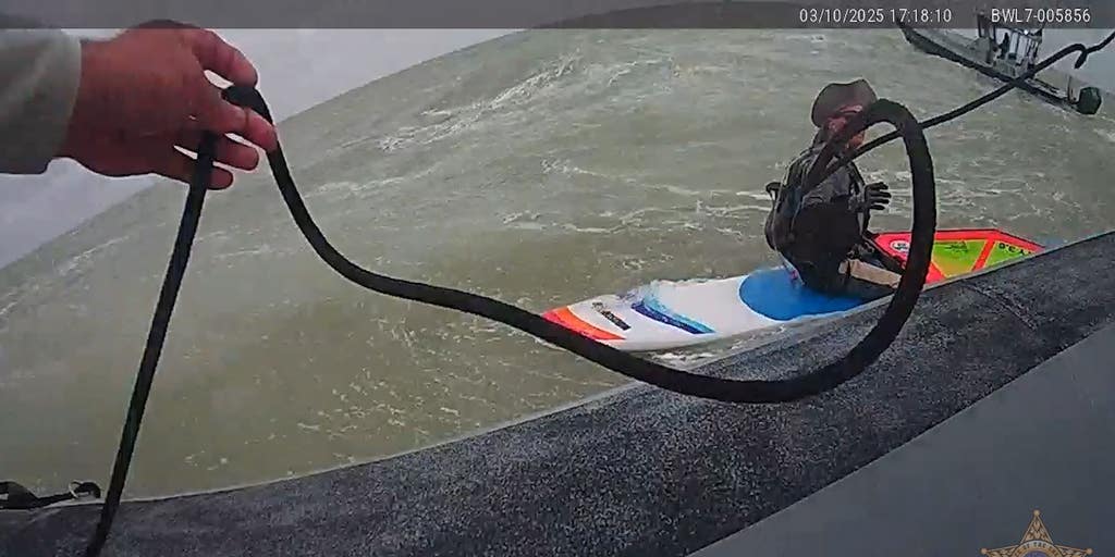 Florida windsurfer rescued after getting swept 1 mile away from shore ...