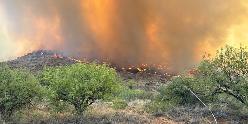 Cody Fire near Tucson, Arizona prompts evacuations as it burns 1,300 ...