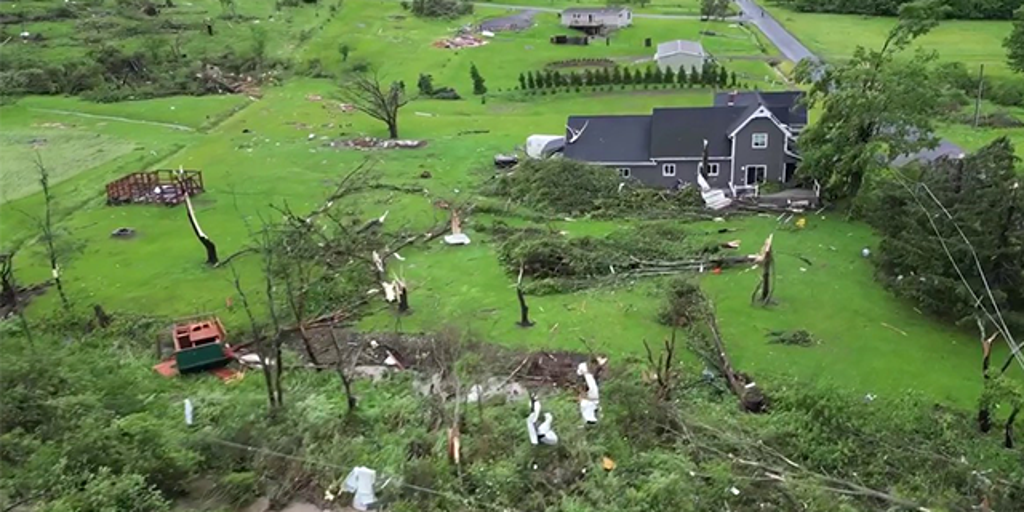 EF-1 tornado causes significant damage in New York as storms sweep ...