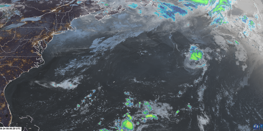 Tropical Storm Andrea now expected to form in central Atlantic on ...