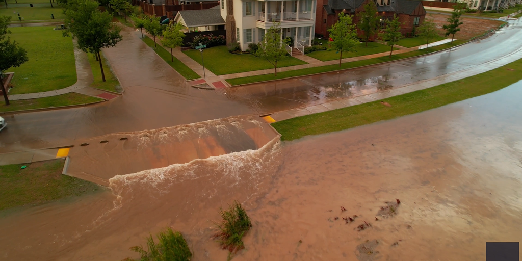 VIDEO: Dron files over flooded streets of Lubbock following severe ...