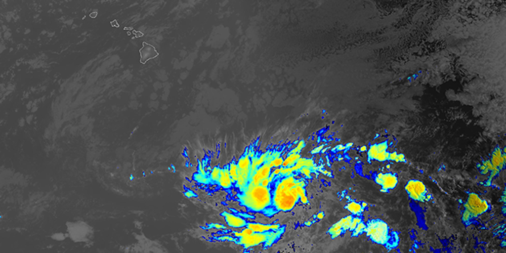 Tropical Depression 1-C southeast of Hawaii likely to become tropical ...