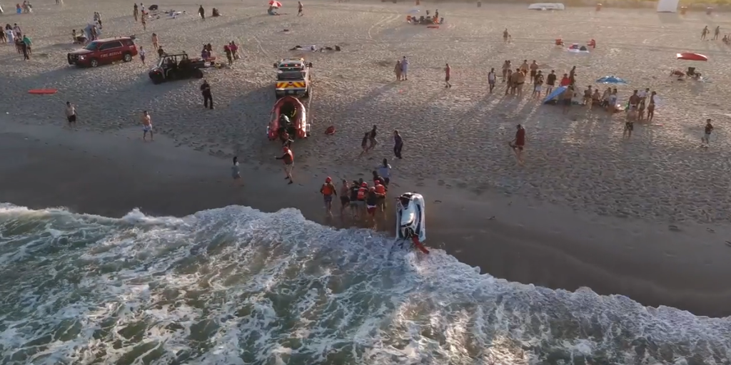 WATCH: Drone video shows rescues from deadly rip current at New Jersey ...
