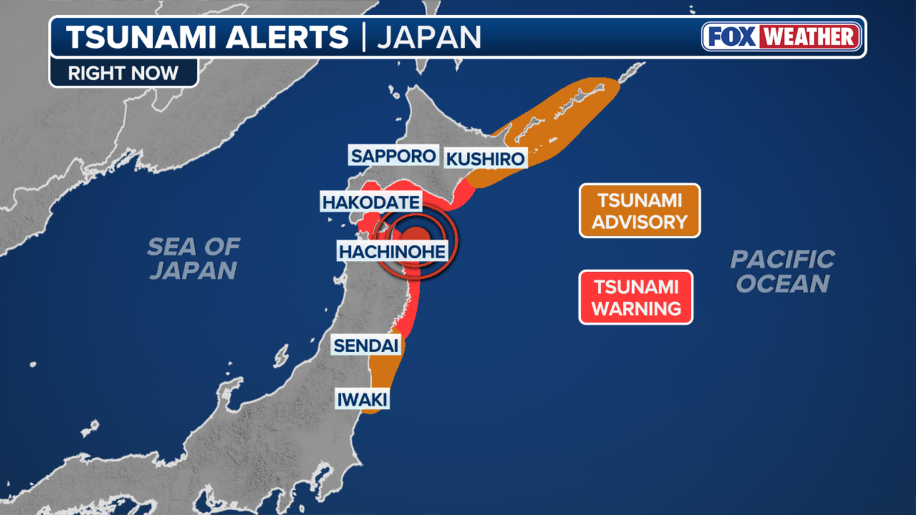 Massive magnitude 7.6 earthquake rocks coast off northern Japan ...