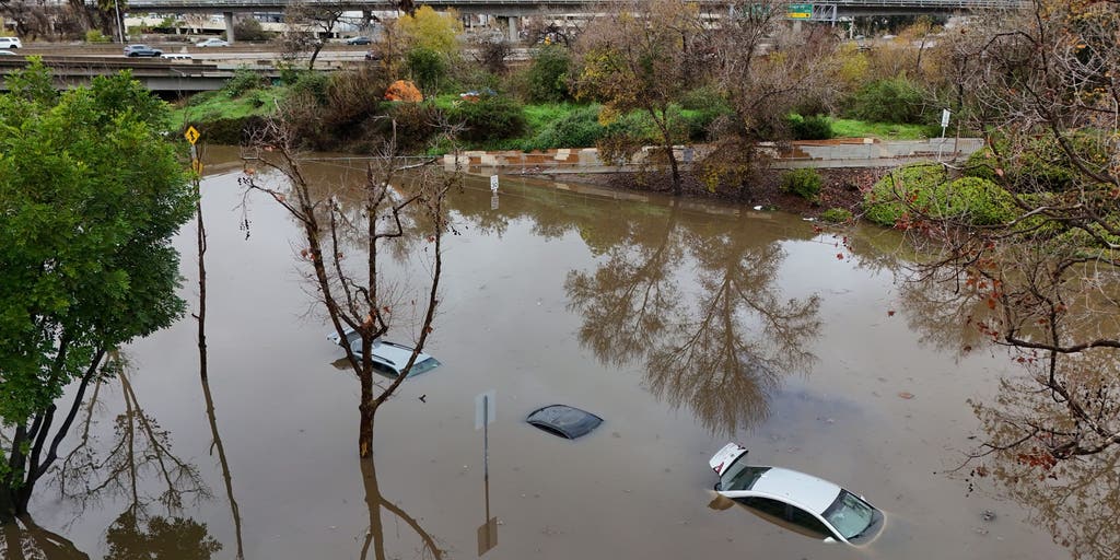 California flooding: Man dead after being swept away during torrential ...