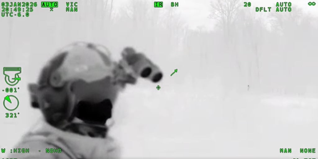 Minnesota Air Rescue Team helps a hunter that got lost in severe winter ...