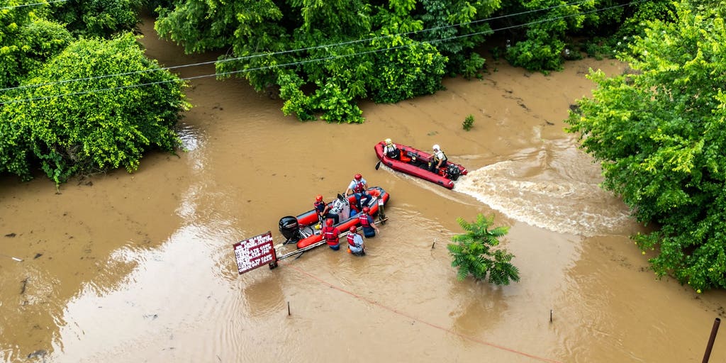 Photos: 15 campers rescued in fast-rising floodwaters in Oklahoma | Fox ...